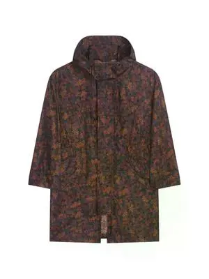 Dries Van Noten Oversized Flora Print Parka
