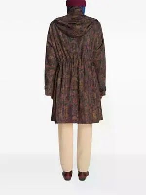 Dries Van Noten Oversized Flora Print Parka