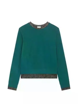 Dries Van Noten Layered Cotton T-shirt - Green