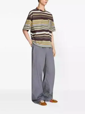 Dries Van Noten Striped Cotton T-shirt