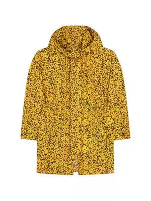 Dries Van Noten Oversized Hooded Parka With Flora Print