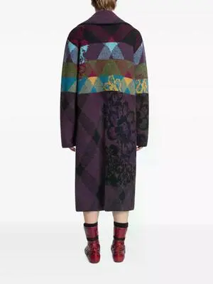 Dries Van Noten Patchwork Wool Cardigan