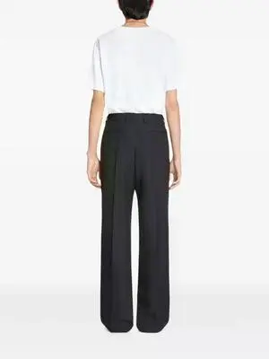 Dries Van Noten Cuffed Cotton Wool Pants