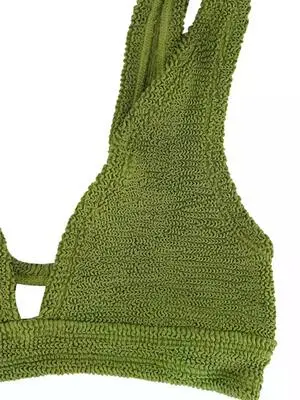 Hunza G Angel Metallic Crinkle Bikini