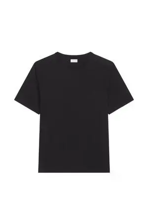 Dries Van Noten Regular Fit Cotton T-shirt - Black