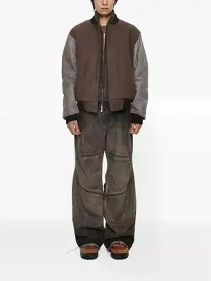 XLIM Ep.8 02 Distressed Panelled Bomber Jacket