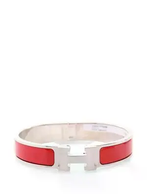 Hermes Silver Tone Bracelets