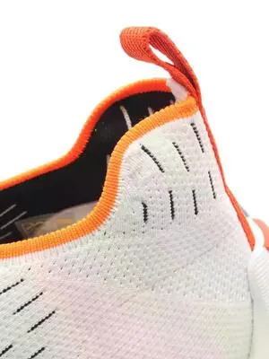 Hermès 2020s Eclair Knit Slip-on Sneakers - White