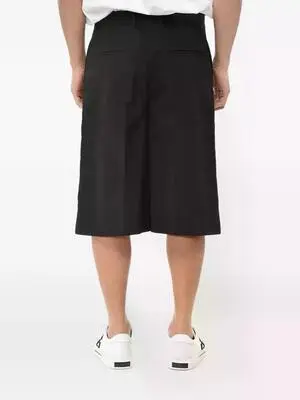 Off-White Zip-detail Wool Shorts