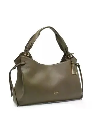 LANCEL Swann Grained Leather Tote Bag