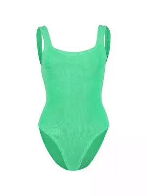 Hunza G Square-neck Swimsuit - Green