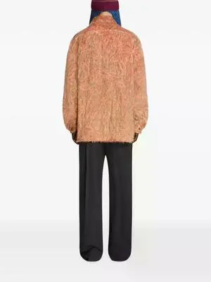 Dries Van Noten Loose Embroidered Shirt - Orange