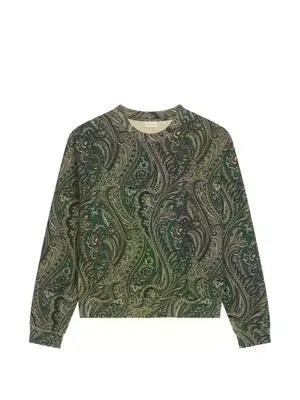 Dries Van Noten Overdyed Sweatshirt - Green