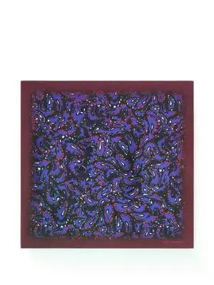 Dries Van Noten Silk Pocket Square