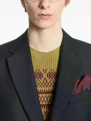 Dries Van Noten Silk Pocket Square