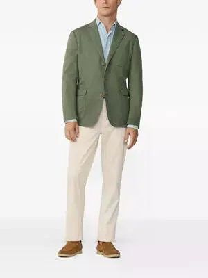 HACKETT LONDON Single-breasted Patch-pocket Blazer
