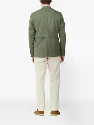 HACKETT LONDON Single-breasted Patch-pocket Blazer