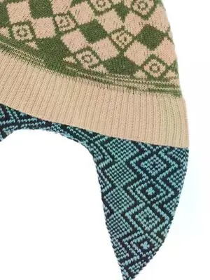 Dries Van Noten Jacquard Wool Beanie
