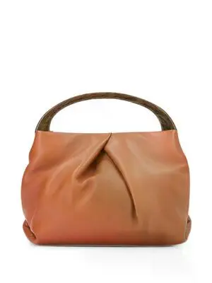 Dries Van Noten Small Pleated Leather Bag