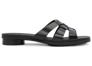 Ecco Sculpted Alba 25 Crossstrap Slide Patent Leather - Black