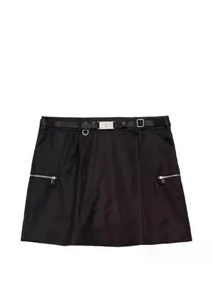 Prada Zip-pocket Skirt - Black