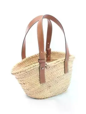 Loewe 2010s Small Smiley World Basket Bag