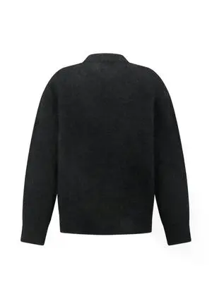 AMOMENTO Brushed Mock-neck Sweater