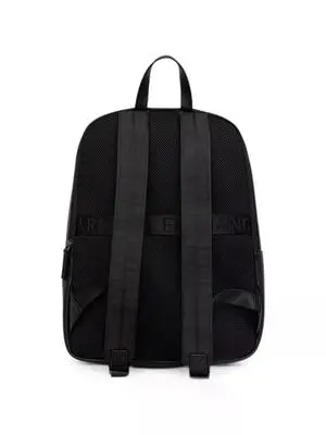 Armani Exchange Logo-print Pebbled Backpack