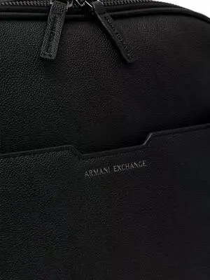 Armani Exchange Logo-print Pebbled Backpack
