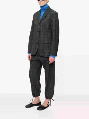 6397 Relaxed Sporting Check-pattern Blazer