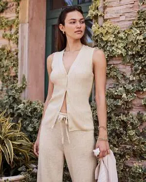 Splendid Georgie Rib Sweater Vest
