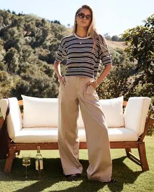 Splendid Colette Pant - Dark Navy