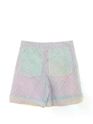 LOUIS VUITTON Monogram Layered Mesh Shorts