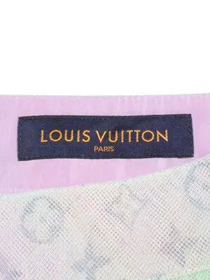 LOUIS VUITTON Monogram Layered Mesh Shorts