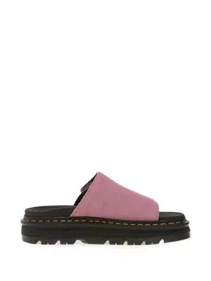Dr. Martens Zebzag Touch-strap Platform Flat Sandals - Pink