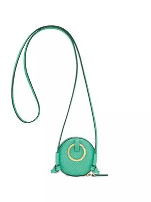 Longchamp Pure Grained-leather Coin Purse - Green
