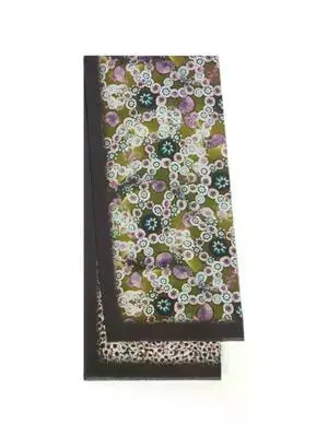 Dries Van Noten Printed Scarf - Green