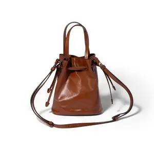 Miu Miu Shiny Leather Pouch