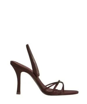 REFORMATION Nash Heeled Sandal - Brown