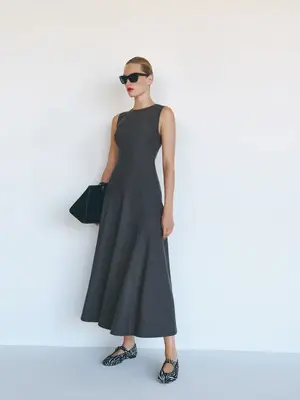 REFORMATION Petites Cecilia Dress Dark