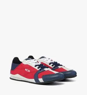Mcm Federlite Sneakers In Ripstop Nylon - Multi