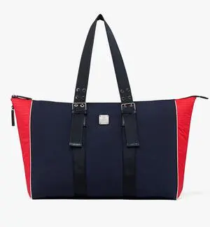 Mcm Aren Nova Tote In Nylon - Multi