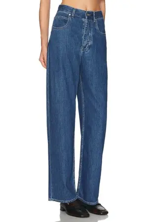 Bottega Veneta High Waisted Bootcut Leg
