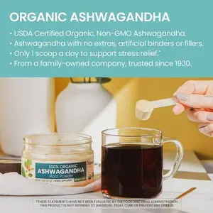 HIMALAYA WELLNESS Organic Ashwagandha Root Powder 112.5 Grams