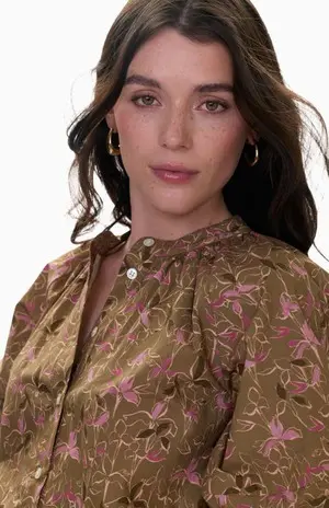 Rebecca Taylor Josie Pleat Shirt