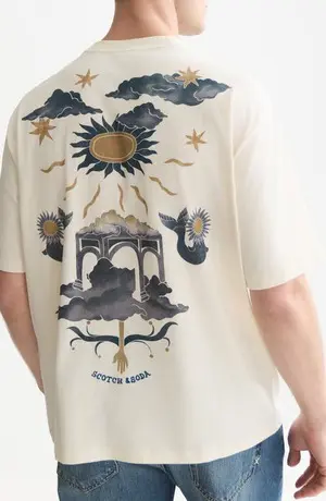 Scotch & Soda Loose Fit Graphic T-shirt