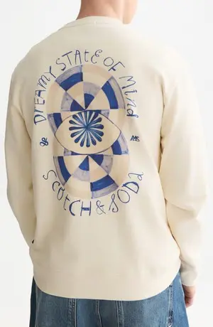 Scotch & Soda Graphic Crewneck Sweatshirt