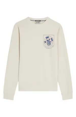 Scotch & Soda Graphic Crewneck Sweatshirt