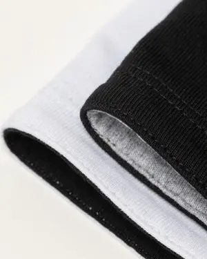 LE PERE Double Sleeve Tommy Tee - Black