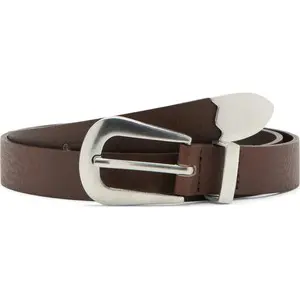 Mango Leather Western Belt